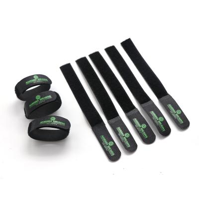 China Iron Buckle Reverse Cable Management Tape Self Adhesive For Power Cord And Data Cable for sale