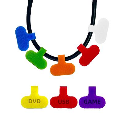 China Nylon Hook And Loop Fastener Aanpassing van Hook And Loop Tape voor het opslaan van data kabels Te koop