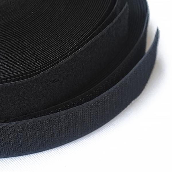 Quality Black And White Sewing Hook And Loop Glue Free Sew On Hook And Loop For Clothing for sale