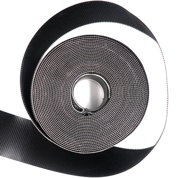 Quality Black And White Molded Hook And Loop Non Pilling Hook And Loop Fastener for sale