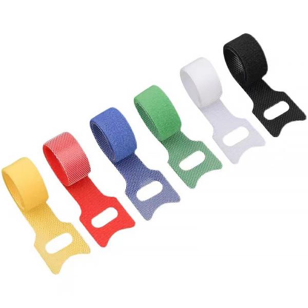 Quality T Shaped Cat Head Cable Management Straps 10mm 70% Polyester 30% Nylon Household for sale