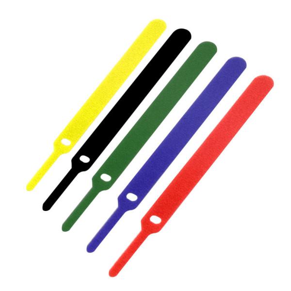 Quality Needle Shaped Back To Back Hook And Loop Customized Cable Organizer Tape Single for sale