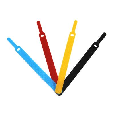 China Naald in de vorm van Back To Back Hook And Loop aangepaste kabel organisator tape eenzijdig Te koop