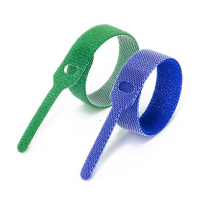 China Naald in de vorm van Back To Back Hook And Loop aangepaste kabel organisator tape eenzijdig Te koop