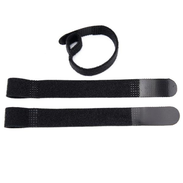 Quality Black Back To Back Hook And Loop P Shaped Hook And Loop Tape For Data Cable And for sale