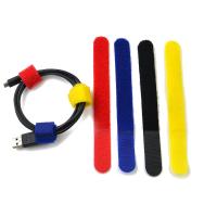 Quality Colorful Back To Back Hook And Loop Anti Slip And Fixed Cable Management Tape for sale