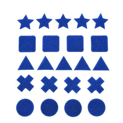 중국 불규칙 폴카 접착 호크 앤 루프 유치원용 수작업 호크 앤 루프 스티커 판매용