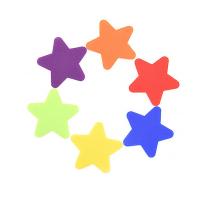 Quality Nylon Colorful Carpet Spot Markers 180mm Self Adhesive For Educational Game for sale