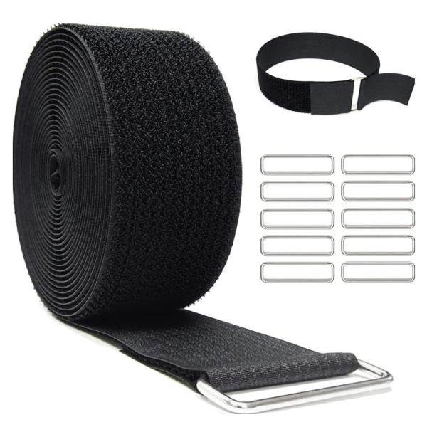 Quality Integrated One Piece Hook And Loop Cable Strap Customised For Clothing for sale