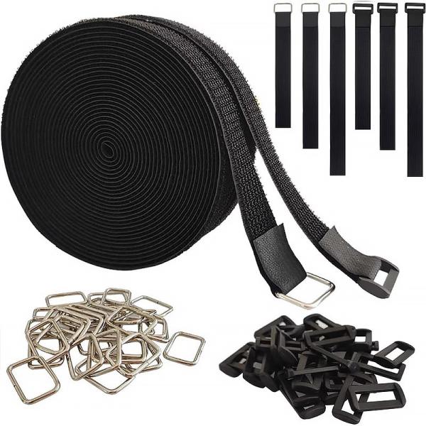Quality Integrated One Piece Hook And Loop Cable Strap Customised For Clothing for sale