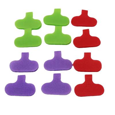 Chine Attache de câble auto-agrippante colorée, auto-adhésive, avec velcro et surface inscriptible à vendre