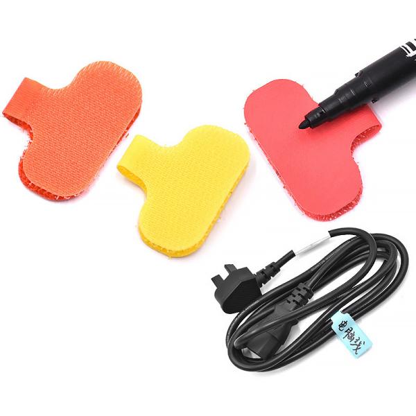 Quality Colorful Hook And Loop Fastener Self Adhesive Writable Hook And Loop Cable Tie for sale