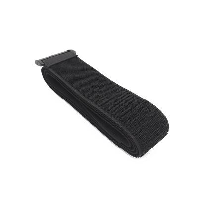 China Plastic Buckle Elastic Loop Tape Soft Stretchy Waist Straps Non Fuzz Grabbing for sale