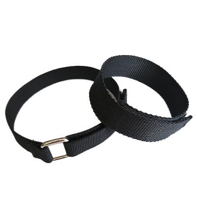 China Iron Buckle Elastic Hook And Loop Fixing 180mm Elastic Loop Fastener For Binding And Fastening Goods for sale