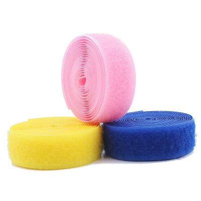 China Protective Gear Stretchable Hook And Loop 10mm Colored Non Fuzz Self Adhesive for sale
