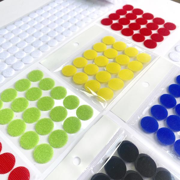 Quality Round Adhesive Hook And Loop Dot 100 Pairs Eco Friendly Convenient Lightweight for sale