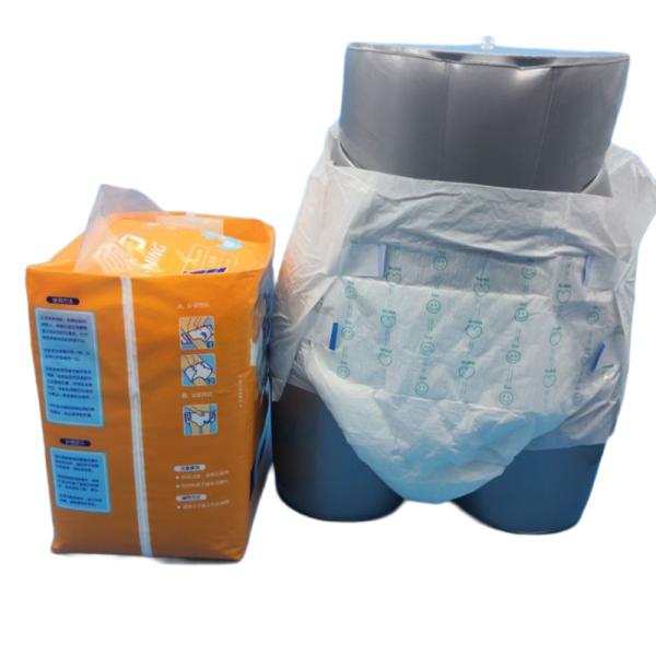 Quality Cotton / Polyester Blend Hypoallergenic Adult Diapers With Odor Control Latex for sale