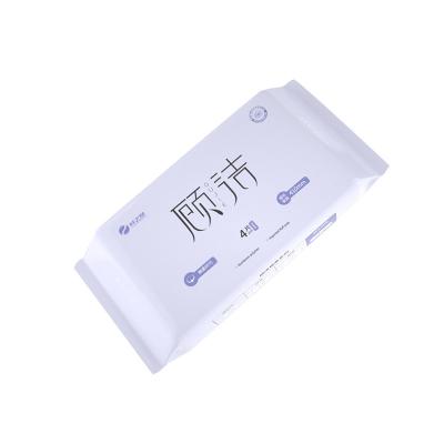 Cina Pad sanitari in cotone organico ultra sottile e lungo con ali in vendita