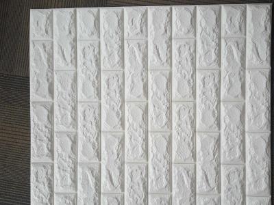 China Hot Pe Foam 3d Wooden Wall Brick Sticker Kitchen Vinyl Wallpaper for sale
