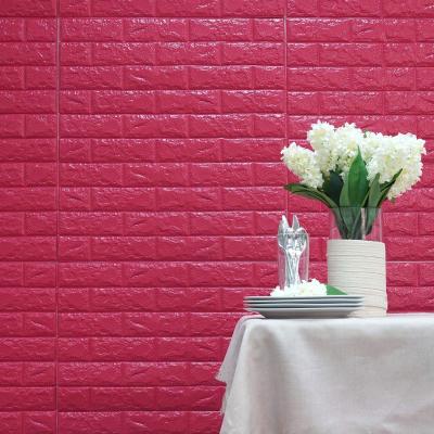 China 3d Brick Wallpaper Wall Panel Xpe Foam Wall Paper for sale