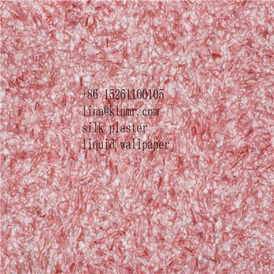 China SILK PLASTER liquid wallpaper silk coating good quality material factory in china H328 for sale