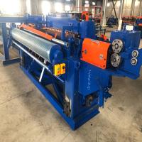 China PLC Manipulate Wire Net Making Machine , Commissioning Husbandry Automatic Welding Machine for sale