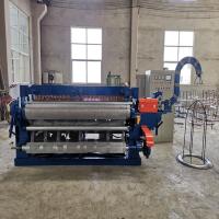 China 7ft Coiled Wire Roll Mesh Welding Machine Spring Pressure Weft Positioning for sale