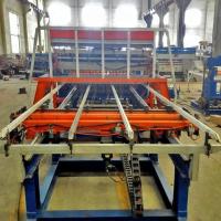 China Dia 7mm PLC Diamond Mesh Wire Making Machine Multi Hopper Galvanized Wire for sale