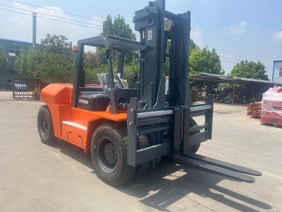 China CPCD60 10T Diesel Forklift Truck 10 Tons Diesel Powered Forklift for sale