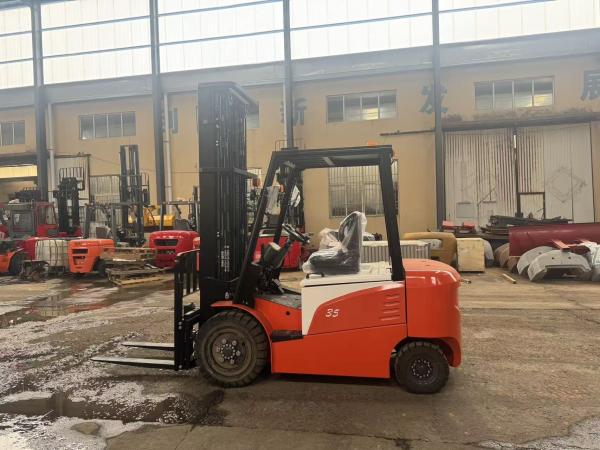 Quality CPD30 2.5 Ton Electric Forklift With Container Mast Electric Warehouse Forklift for sale