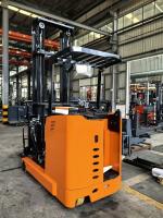 Quality 3m To 12m Mast Standing Reach Truck 1.2Ton Stand Up Reach Forklift for sale