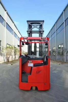 China 1600kg-2500kg Sit Down Reach Truck Battery Reach Truck With 4.5m-10m Mast for sale