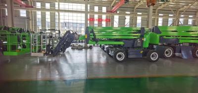 China 9.5m-20.5m Height Articulating Boom Manlift Green Electric Articulating Lift for sale