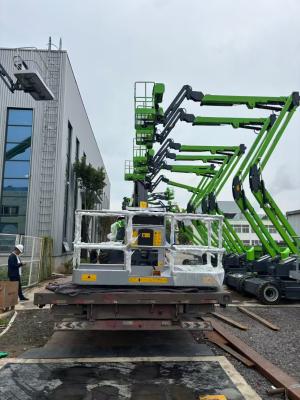 China Warehouse Diesel Articulating Boom Lift 480kgs All Terrain Boom Lift for sale