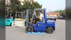. Ton Diesel Forklift Warehouse Power