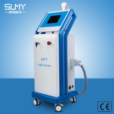 China Blue Beauty Equipment for Salon Skin Care Removing Hair Acne Scar with Opt IPL Shr for sale