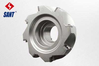 China Black and silver coated cnc face milling tool with indexable carbide inserts for sale