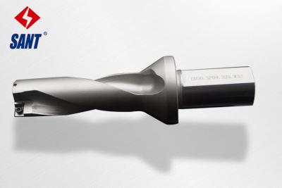 China 3 L/D Silver Coated SPMG inserts Usage U-drills for Indexable Drilling with Doule Coolant Hole for sale