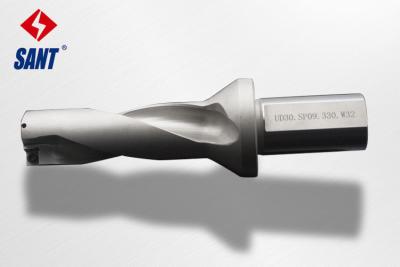 China Doule Helical Coolant Hole Silver Coated drill cutting tools 3L/D Diameter 33mm for sale