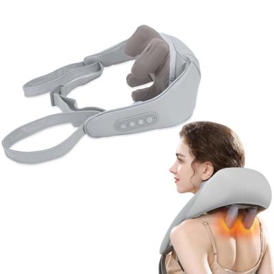 Cina Apparecchio di massaggio del collo in forma di U Shiatsu Gnucchiatura della schiena Fatica Rilassamento del riscaldamento cervicale in vendita
