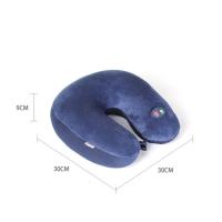 China Travel-friendly U shaped vibrating pillow with infrared physiotherapy function for sale