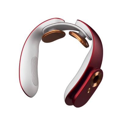 China 0.9kg Portable U Shape Electric Heated Pulse Neck Massager for Deep Tissue Massage for sale