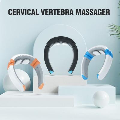 China Intelligent Neck Lift Massage Device with Dual Hands LED Heater and EMS 1kg Customize for sale