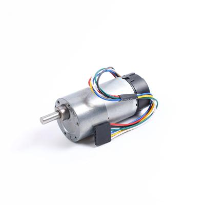 Κίνα Αυτοματοποιημένος κινητήρας πόρτας 12V μικρός μόνιμος μαγνήτης ηλεκτρικός κινητήρας με μείωση DC κινητήρας 37mm προς πώληση