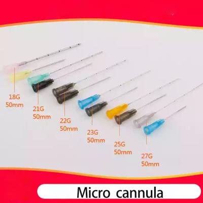 China 2019 High quality wholesale blunt micro cannula needle 18g to 30g micro cannula selling for sale