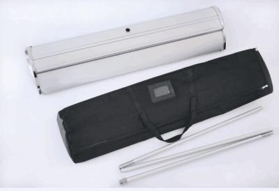 China Retractable Wide Base Aluminum Display Roll Up Banner Stand For Advertisement for sale