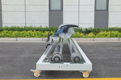 China 3 m lange semi-automatische plakker- en flexbanner roll slitter snijmachine Te koop