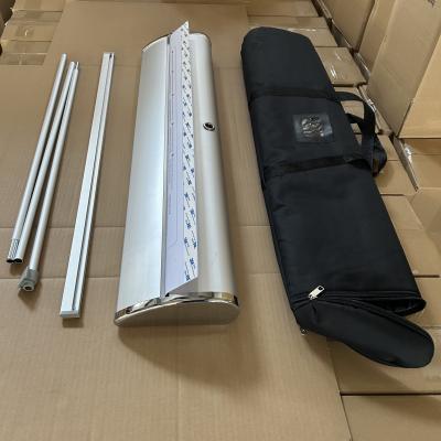 China Wide board Retractable Roller Advertising Aluminum Banner Stand Roll up Display  85x200cm for sale