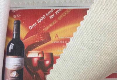 China Customized 380g Inkjet Printable Canvas 100% Cotton For Advertising for sale