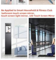 China Customizable 10-Point Multi-Touch Capacitive Smart Mirror 1920x1080 LED Bathroom Mirror for sale